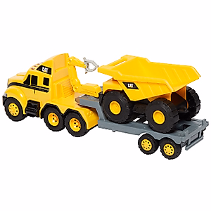Funrise - Cat Heavy Movers Flatbed Truck with Dump Truck