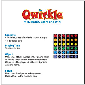 MindWare Travel Qwirkle Board Game