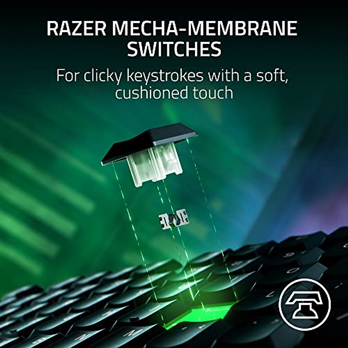 Razer Ornata V3 TKL Gaming Keyboard: Low-Profile Keys - Mecha-Membrane Switches - UV-Coated Keycaps - Backlit Media Keys - 8-Zone RGB Lighting - Spill-Resistant - Magnetic Wrist Wrest - Classic Black