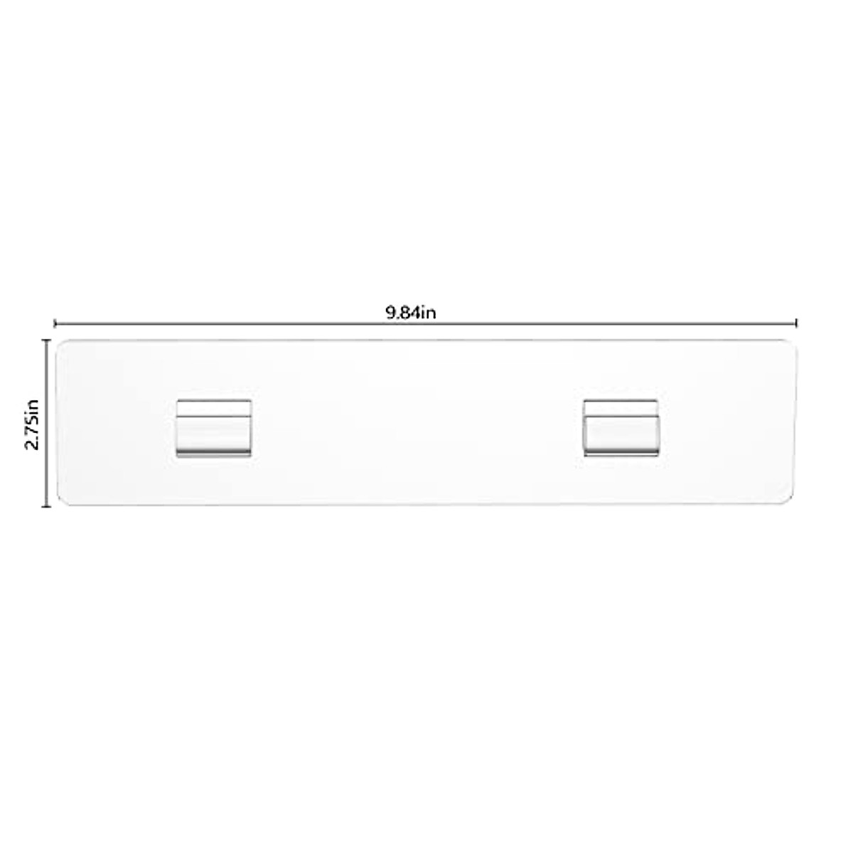 2 Pcs Adhesive for HBlife Shower Caddy, Strong Waterproof Adhesive Strip with Hooks for All HBlife Shower Shelves, Bearing 20 lbs