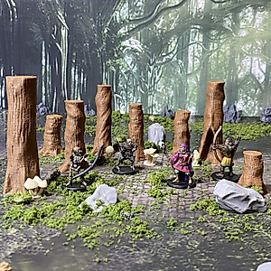 Extruded Gaming Forest Trees Set 2