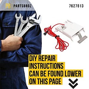 PartsBroz 7627813 Ice Thickness Probe Sensor Control Part - Compatible With Manitowoc Ice Machines - Replaces 76-2781-3 Ultra Durable Replacement