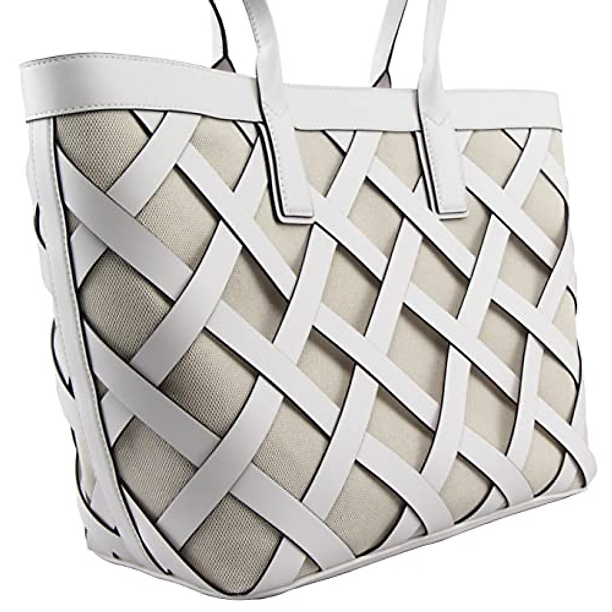 Michael Michael Kors Women's Sienna Woven Leather Large Tote Shoulder Bag, Style 35T1G4ST3C.