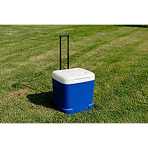 Igloo Ice Cube 60 Quart Roller Cooler , Ocean Blue
