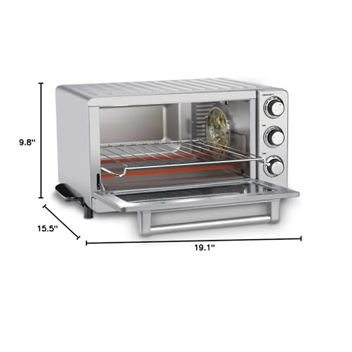 Cuisinart TOB-60N Toaster Oven Broiler with Convection, Stainless Steel