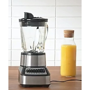 Benchtop Crusher Blender - with 14 functions and 40 oz glass jar for Shakes and Smoothies, Black
