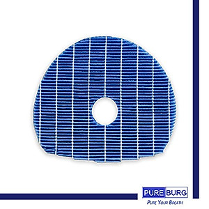 PUREBURG Replacement True HEPA Filter Set Compatible with Sharp KC-860U PlasmaCluster Air Purifier, Replaces Part FZ-C150HFU FZ-C150DFU FZ-C100MFU