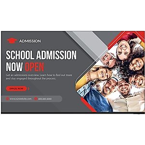 Sharp NEC Display AQUOS 4P-B50EJ2U Digital Signage Display - 49.5" LCD - High Dynamic Range (HDR) - 3840 x 2160 - Direct LED - 300 Nit - 2160p - HDMI - USB - SerialEthernet