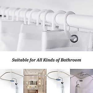 LB Black Christmas Shower Curtain Decor, Red Berries and Pine Cone Green Botanical Shower Curtain for Bathroom 72" W x 78" L Polyester Fabric Bathroom Decoration Bath Curtains Hooks Included