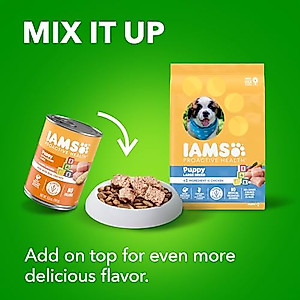 IAMS Smart Puppy Large Breed Dry Dog Food with Real Chicken, 15 lb. Bag