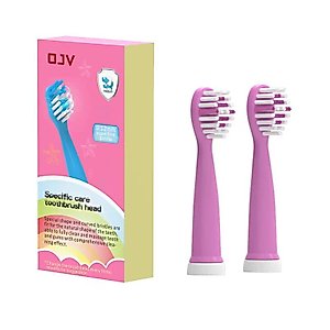 Replacement Toothbrush Heads Compatible with OJV, 2 Pack Professional Electric Toothbrush Heads Clean Brush Heads Refill for 8620 8630 (Pink)