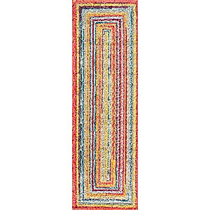 nuLOOM Hargis Labyrinth Runner Rug, 2' 5" x 8', Multi