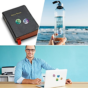 480 Pieces Inspirational Bible Verse Stickers Motivational Scripture Round Bible Stickers Faith Encouraging Decals for Prayer Laptop Phone Water Bottle Scrapbook(Cute Styles)