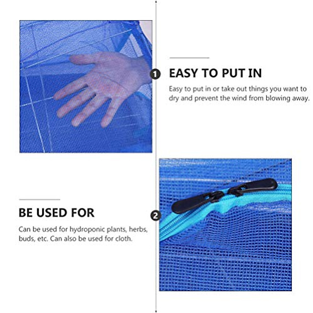 IMIKEYA 3 Layer Herb Drying Rack Hanging Collapsible Drying Basket Net for Plant Hydroponics Flowers Vegetables Fish Herb Mesh Dry Rack Net Food Dehydrator
