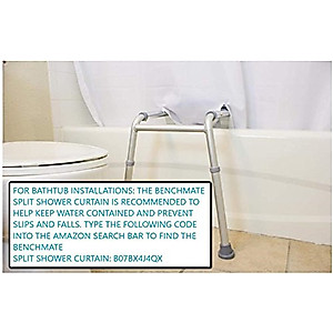 Gateway Premium Sliding Bath Transfer Bench with Swivel Seat-Padded (Blue)