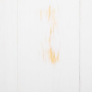 Flash Furniture HERCULES Series 9' x 40" Antique Rustic White Folding Farm Table and Four Bench Set