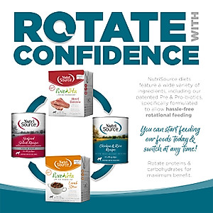 NutriSource Grain Free Wet Dog Food, Chicken and Chicken Liver, 13 Ounce (Pack of 12)