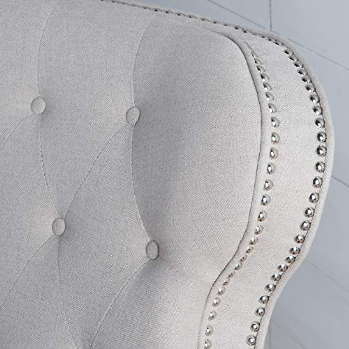 GDFStudio vWyland Tufted Wheat Fabric Recliner.