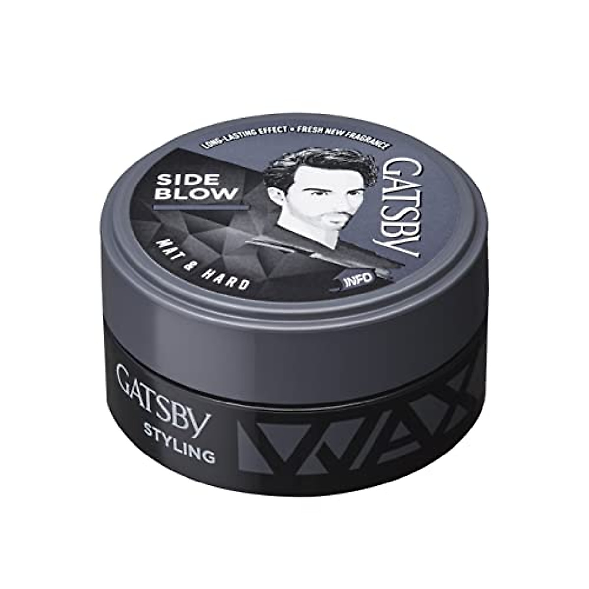 Gatsby Hair Styling Wax Matt & Hard 75g Grey