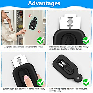 KINOWJI Bread Lame Dough Scoring Tool,2pcs Sourdough Bread Scorer Bread Making Cutter Blade with 10pcs Blades for Homemade Bread Baking Making Tools Supplies (1pcs Black)