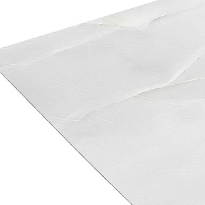 Palazzo Self Adhesive 12-Inch Vinyl Floor Tiles, 20 Rectangular Tiles - 12" x 24", Opal Pattern - Peel & Stick, DIY Flooring for Kitchen, Dining Room, & Bedrooms by Achim Home Décor