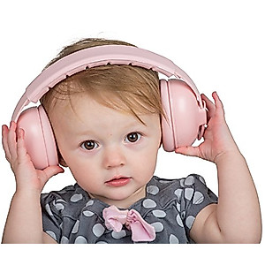 Snug Baby Earmuffs, Best Toddler & Infant Hearing Protection Ages 0-2+ Ear Protection for Babies (Pink)