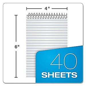 Ampad Efficiency Pocket Notebook, Recycled, 4 X 6 Inches, Single Wire, Top Open, Assorted Covers,3 Notebooks per Pack, Red/Blue/Green (45-094)