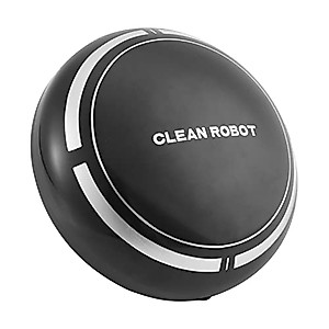 Zerodis Smart Robot Vacuum Floor Cleaner Sweeping Suction Sweeping Machine Robot Robotic Vacuum Cleaner, Automatic USB Rechargeable (Black)