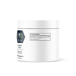 Generic Bulk Essentials L-Lysine Cat Supplement - Feline L-Lysine Supplement - Formulated for Cats - 125g - 250 servings, white
