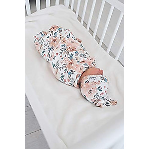 Copper Pearl Large Premium Knit Baby Swaddle Receiving Blanket Autumn