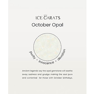 IceCarats 925 Sterling Silver Oval Created Opal Purple Cubic Zirconia CZ Statement Ring Size 6