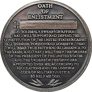 Military Productions Air Force Oath of Enlistment Challenge Coin