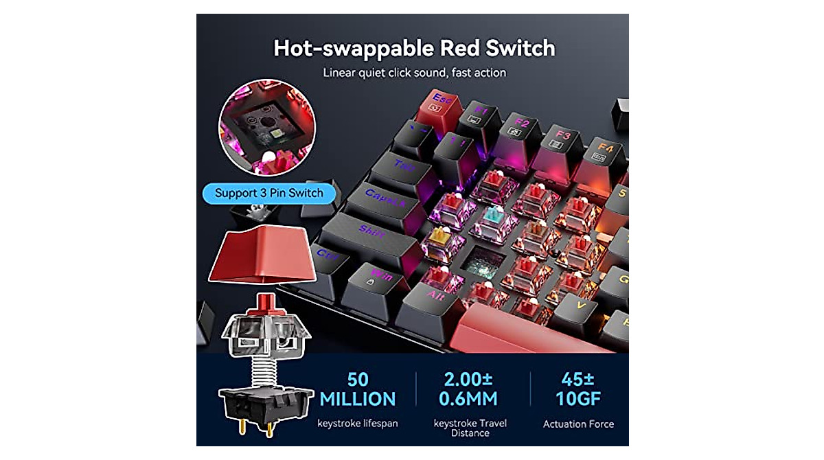 Redragon K629-RGB Mechanical Gaming Keyboard