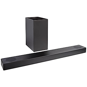 LG S75Q 3.1.2ch Sound bar with Dolby Atmos DTS:X, High-Res Audio, Synergy TV, Meridian, HDMI eARC, 4K Pass Thru with Dolby Vision Black
