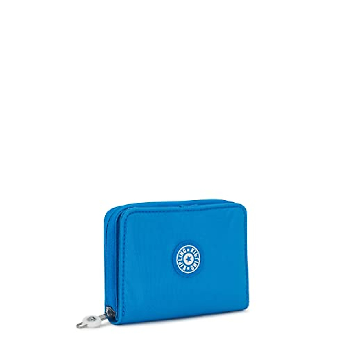 Kipling Women's Money Love, RFID Anti-Hacker Technology, Polyester Zip Closure Wallet, Eager Blue