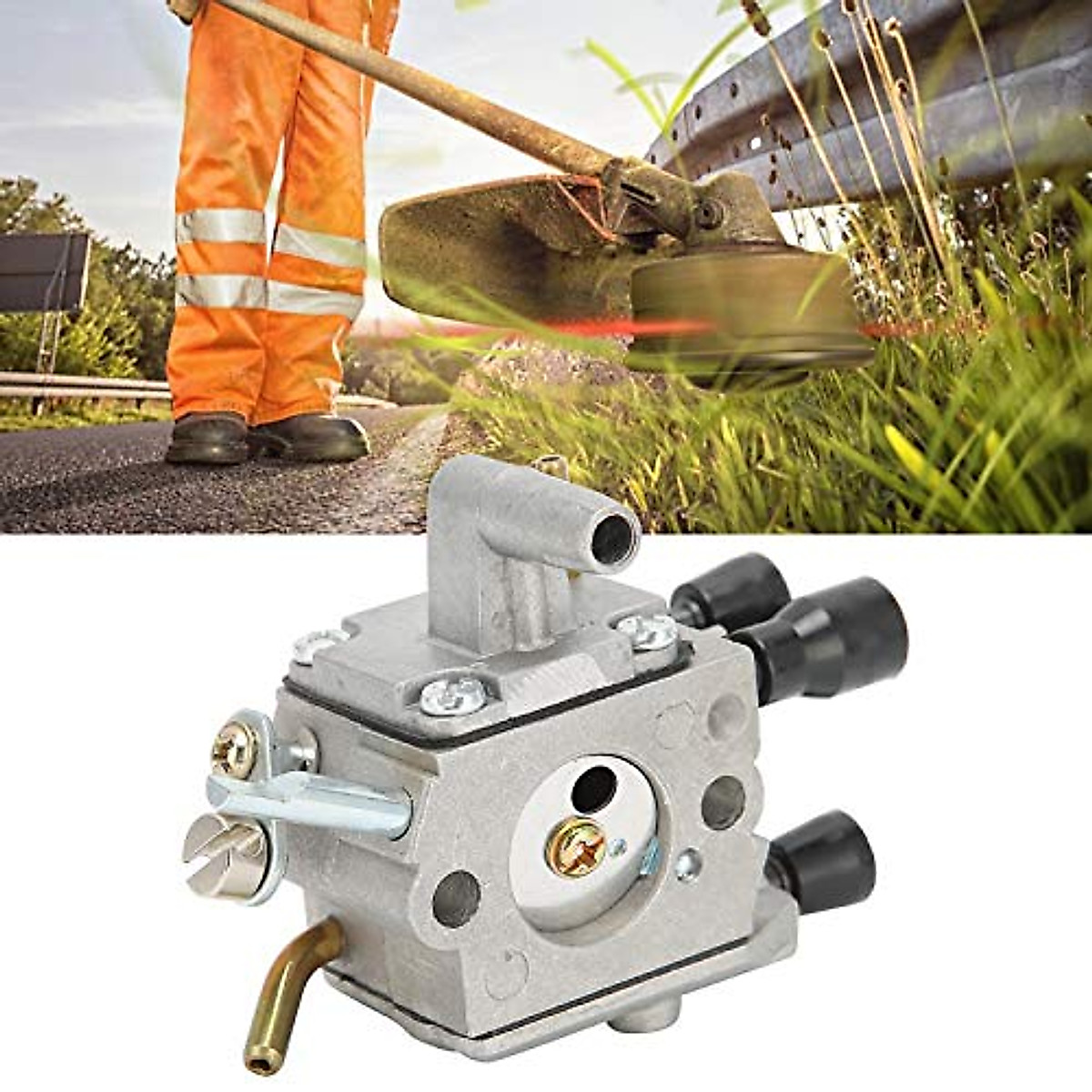 High Hardness Metal Carburetor Assembly Replacement Garden Accessory Part 4134 120 0653 Fit for STIHL FS120 FS200 FS250