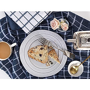 Ritz Premium Kitchen Towel Highly Absorbent, Super Soft, Long-Lasting, 100% Cotton Terry Dish Towels, Hand Towels, Tea Towels, Bar Towels, 3-Pack, 25"x15", Blue