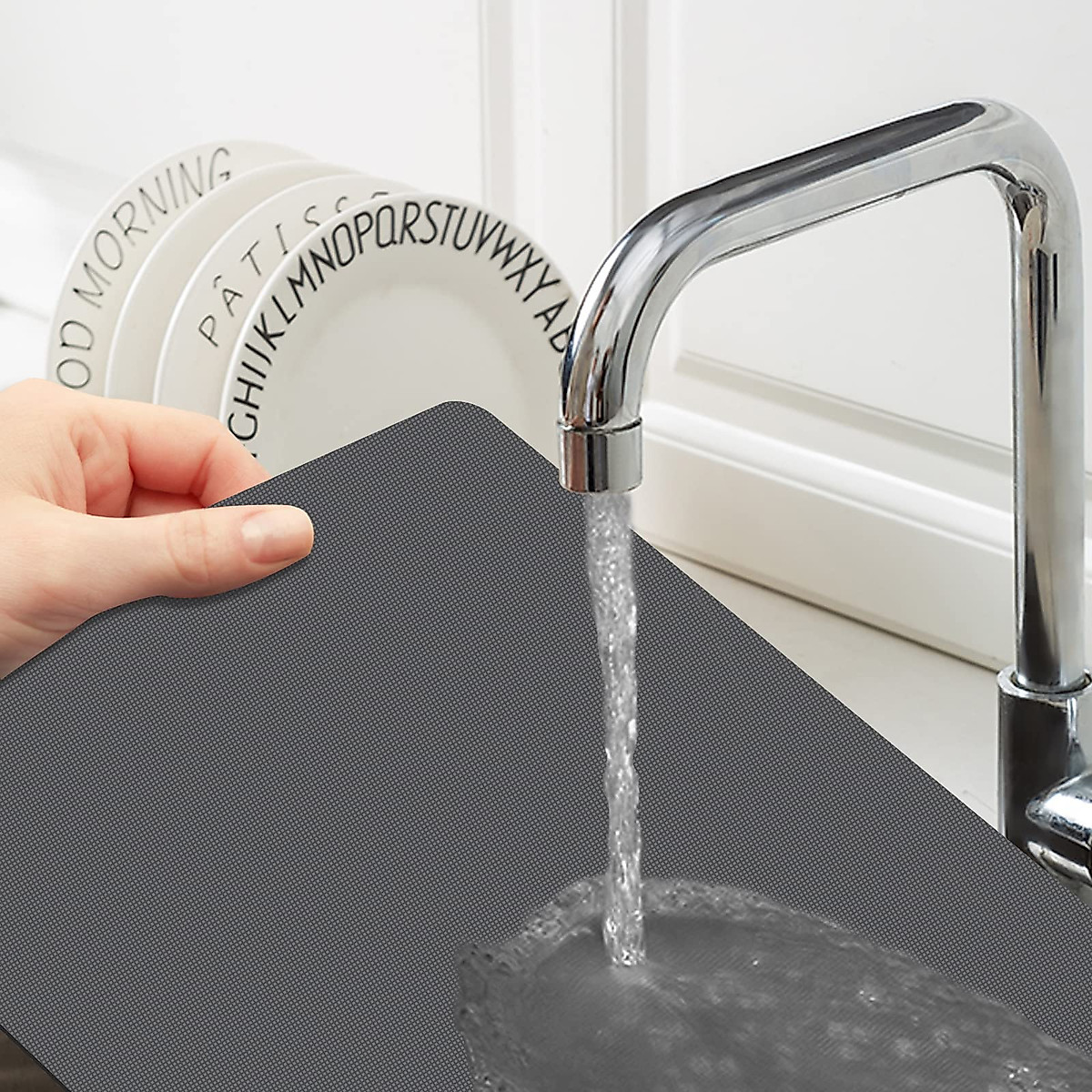 Plastic Cutting Boards for Kitchen, WK Small Flexible Cutting Board Set of 5, Non Slip Cutting Mats for Meat, BPA Free, Dishwasher Safe, Mini Size