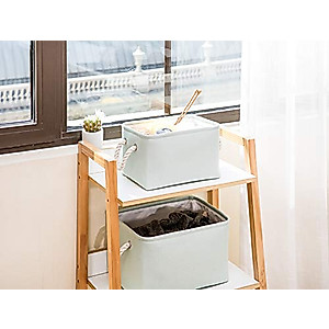 Home Zone Living VS19598E Storage Basket, 3-Pack, Turquoise