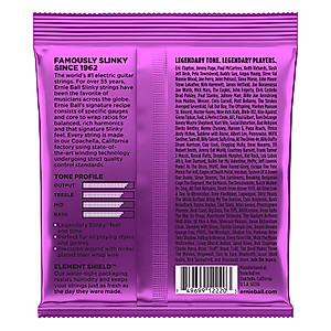 Ernie Ball Power Slinky Electric Guitar Strings, Nickel Wound, Lot/2, P02220^2