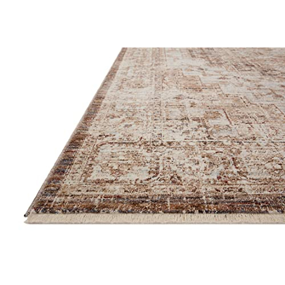 Loloi II Sorrento Collection SOR-03 Mocha/Multi 6'-7" x 9'-10" Area Rug