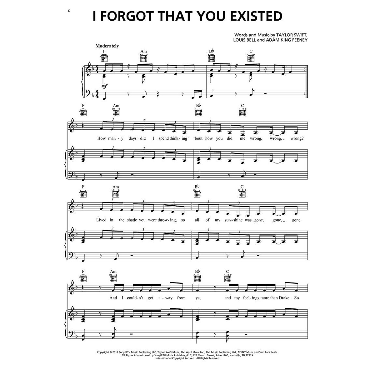 TAYLOR SWIFT - LOVER | EASY TAYLOR SWIFT PIANO MUSIC BOOK | 18 HITS BY THE GREATEST POP ARTIST - SON