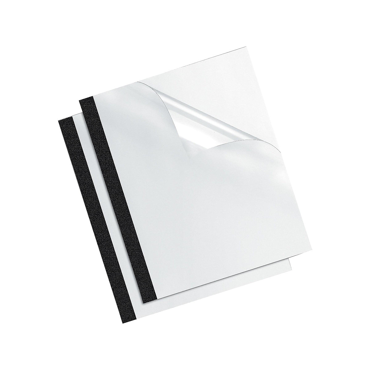 Fellowes 1/8-Inch Thermal Binding Covers, 10-Pack, Black (5222701)
