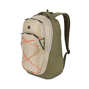 SwissGear 8175 Laptop Backpack, Olive/Sand Heather, 18 Inches