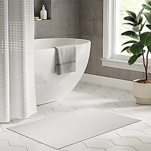 UMBFUN Area Rugs 5x7 for Bedroom Living Room Non-Slip, Washable Rug Chenille Weaving Ultra Soft for Kids and Dogs, Throw Rugs Carpet for Dining Room Decor, White Cream