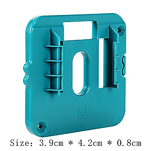 5 Pack Battery Rack Holder, Wall Mount Storage Mount for Makita 14.4-18V Battery, Fit for BL1860/BL1850/BL1840/BL1830