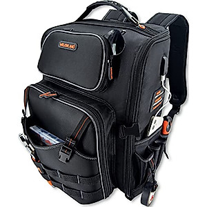 Full-Open Tool bag backpack, bookbag for men, electricians, construction