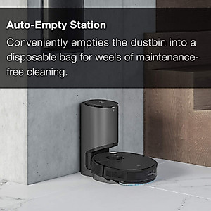 ECOVACS Deebot Ozmo T8 AIVI Robot Vacuum Cleaner & Mop with Auto-Empty Station, Smart Objection Recognition, Advanced Laser Mapping, High Efficiency Filter Ideal for Pet Hair, 3+ Hours of Runtime