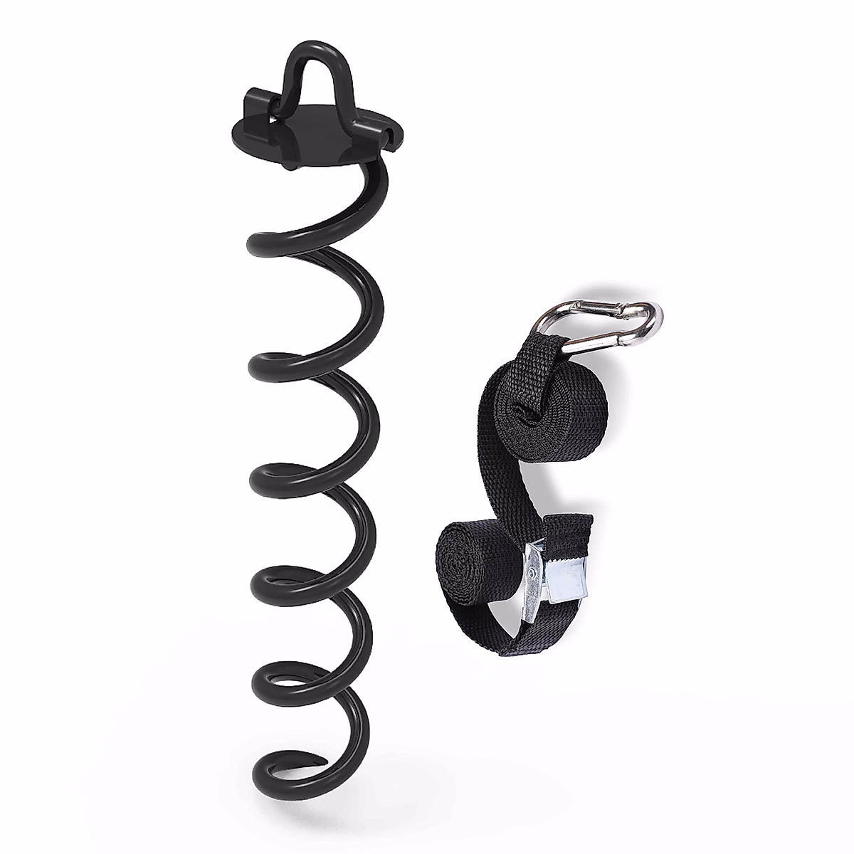 ABCCANOPY 16" Spiral Ground Anchor with Dog Tie Out for Trampoline Anchor