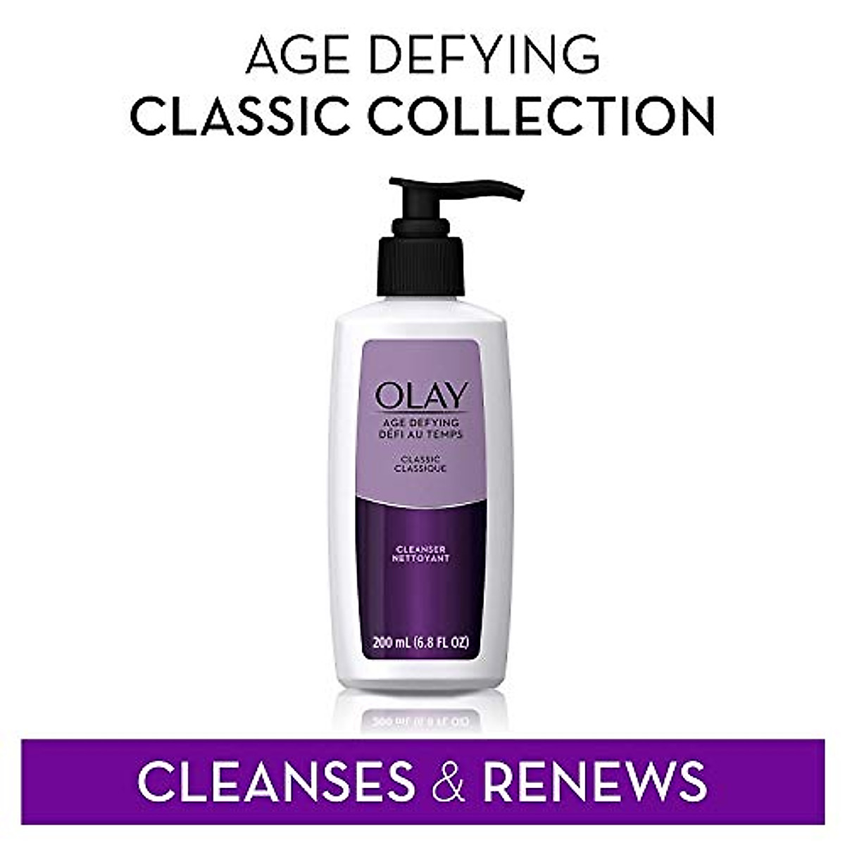 Face Wash by Olay Age Defying Classic Facial Cleanser 6.8 Fl Oz (Pack of 3)